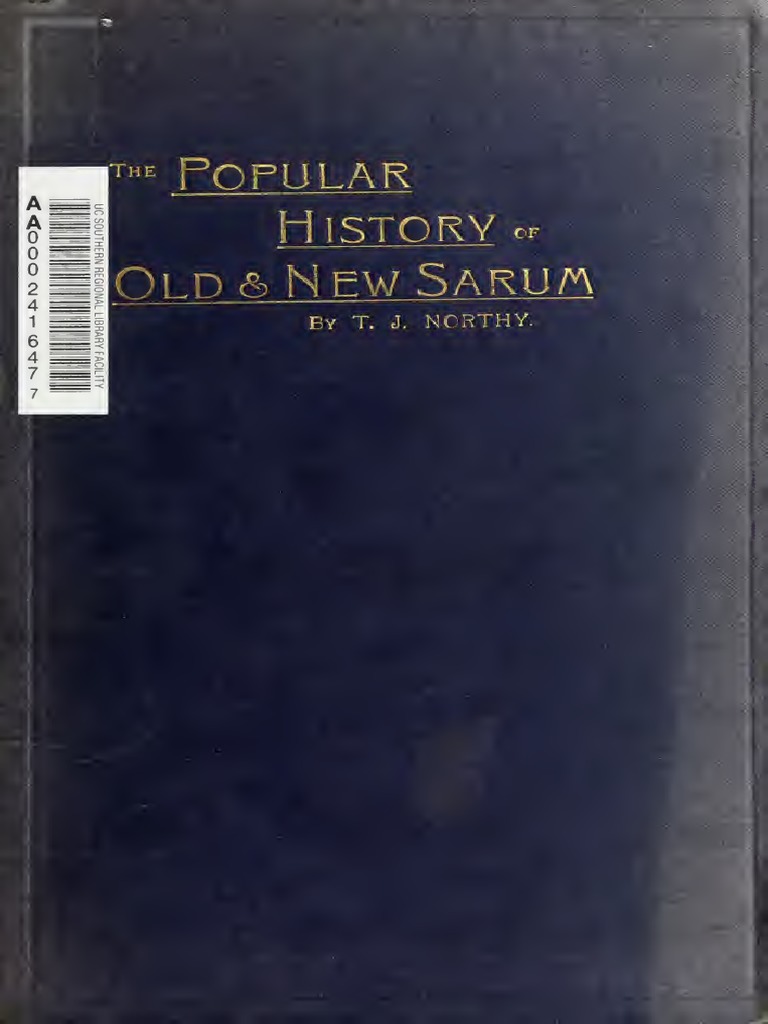 The Popular History of Old and New Sarum | PDF | Wessex | Salisbury
