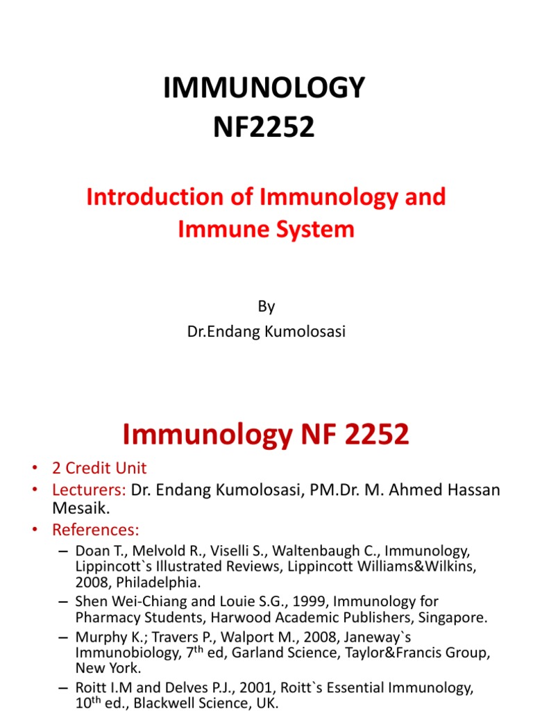 Introduction to Immunology Overview | PDF | Immune System | Antigen