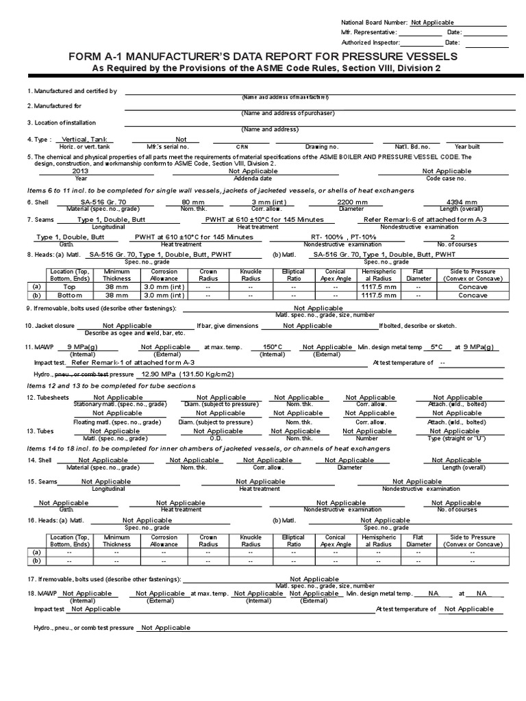 MDR Form A-1 | Screw | Specification (Technical Standard) | Free 30-day ...