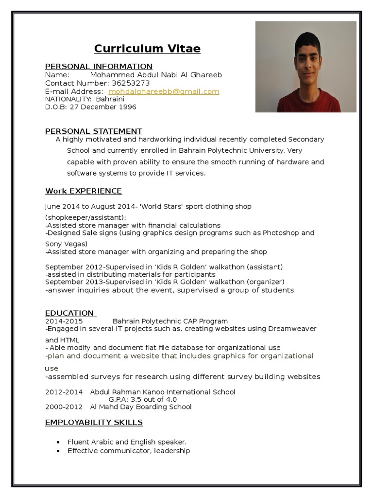 My CV | PDF