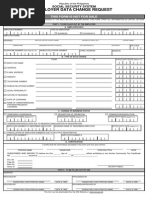 SSS Employer Data Change Form R-8 | PDF | Business | Business Law