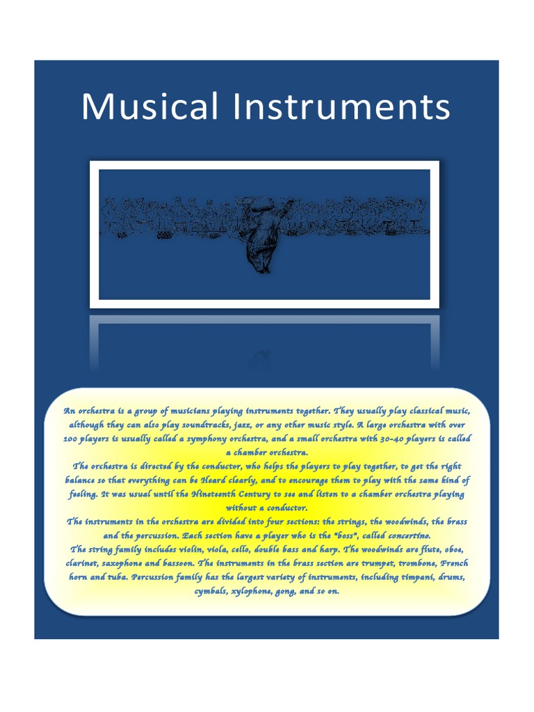Musical Instruments Running Dictation | PDF