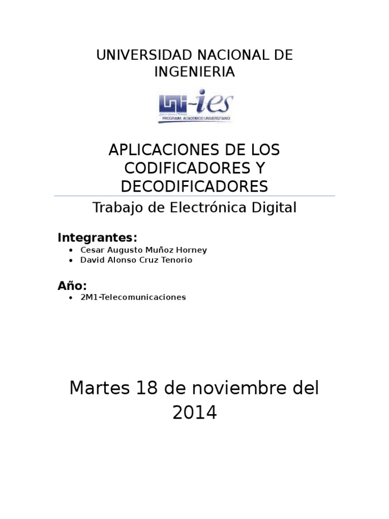 Aplicaciones de Codec y Decodec | PDF | Modulación de frecuencia ...