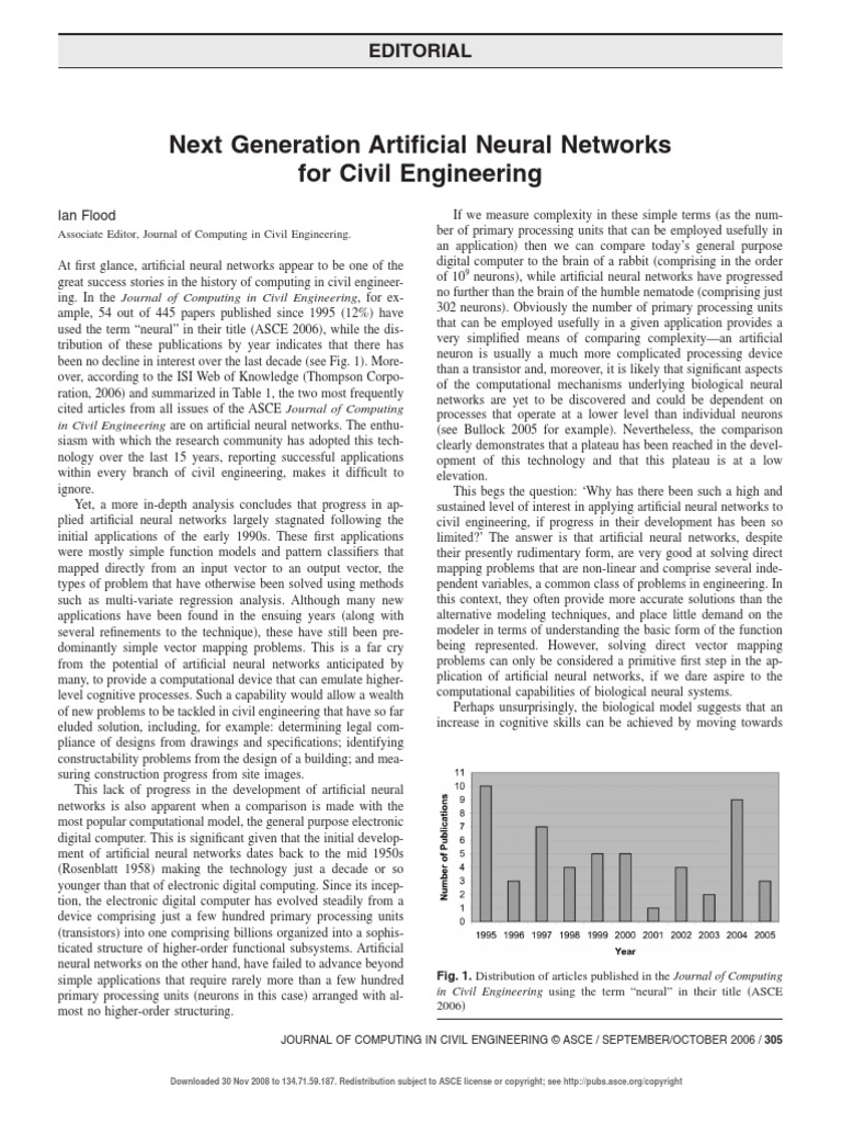 Next Generation Artificial Neural Networks For Civil Engineering Pdf
