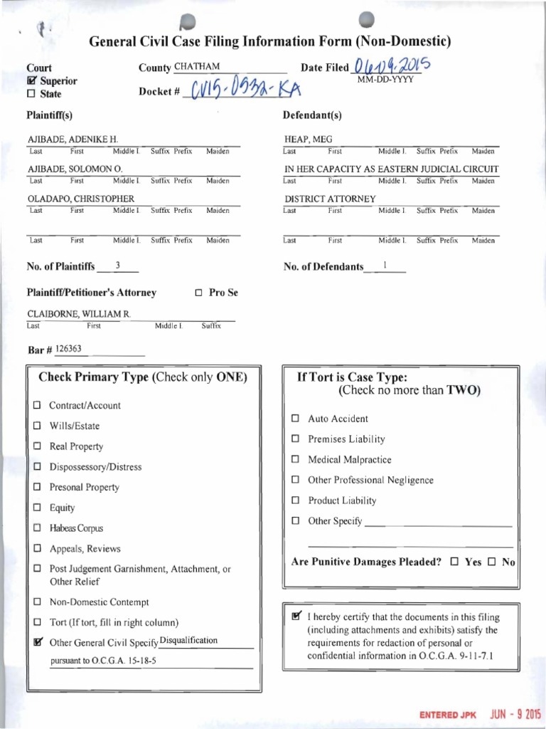 Petition to Disqualify DA Meg Heap | PDF | Grand Jury | Law