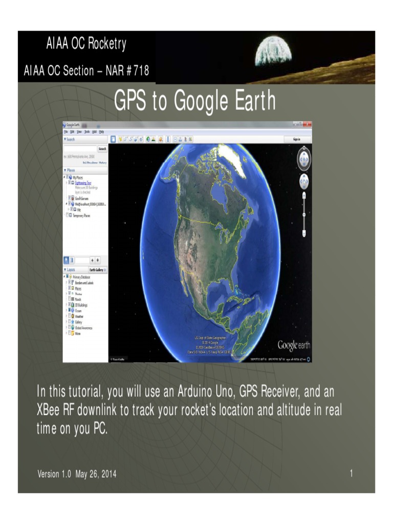 Tutorial - GPS to Google Earth | Arduino | Computer Architecture