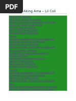 Lyrics of Chinito | PDF