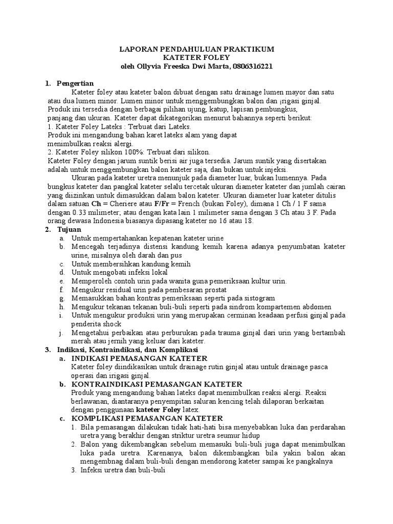 LP Kateter Foley | PDF