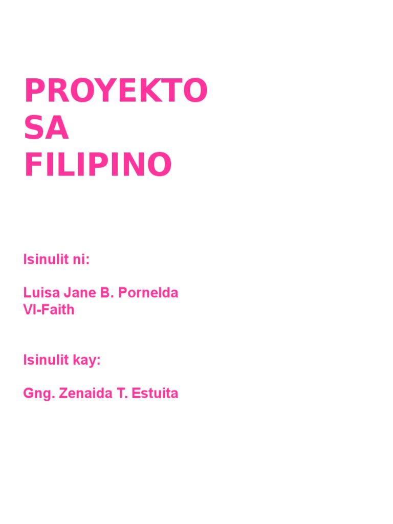 Mga Palaisipan | PDF