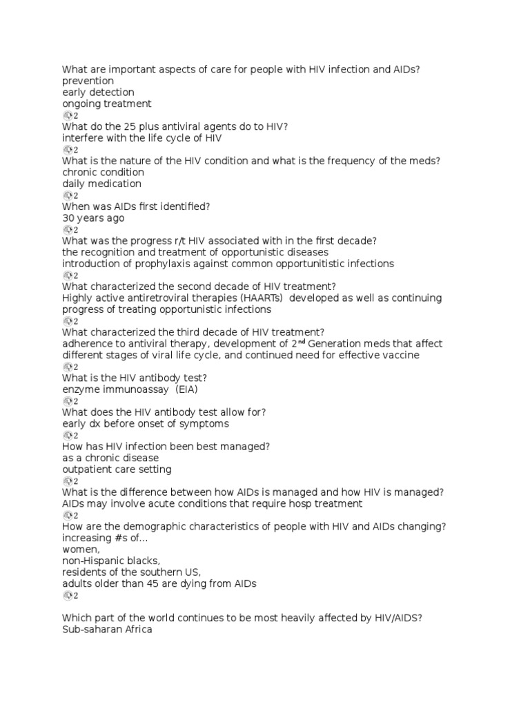 Hiv and Aids Study Notes | Diagnosis Of Hiv/Aids | Hiv/Aids