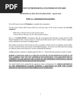 NPPE Exam - Multiple Choice Sample Exam | PDF | Test (Assessment) | Bribery