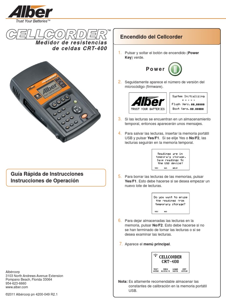 Alber Cellcorder QS Spanish Master | PDF | Archivo de computadora | USB