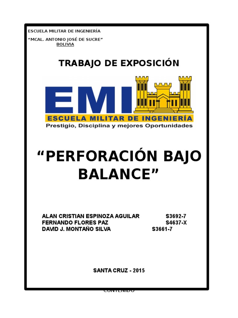 Underbalanced Drilling | PDF | Compresor de gas | Oxígeno