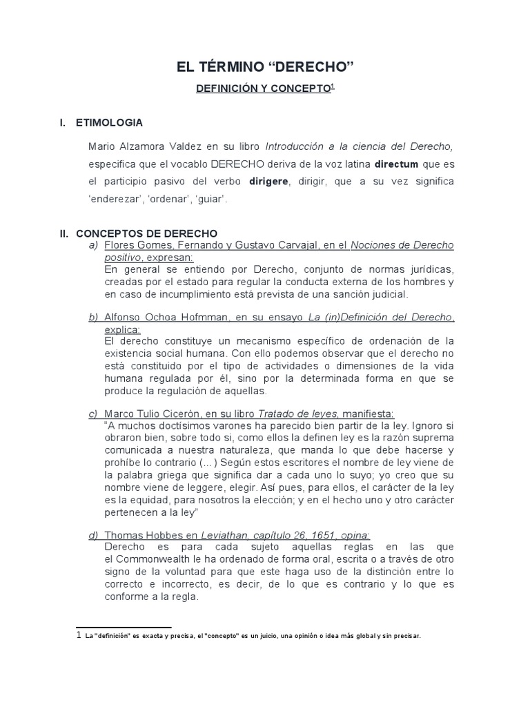 Etimologia de Derecho | PDF | Ley estatutaria | Science