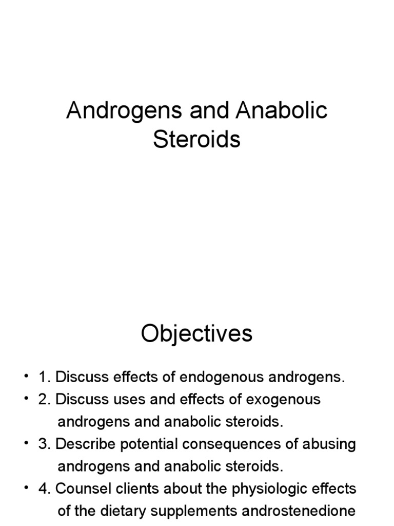 Androgens and Anabolic Steroids | PDF | Androgen | Testosterone