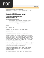 Gladiator Script | PDF