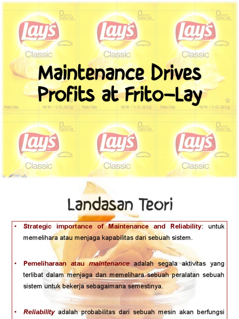 Frito Lay Maintenance | PDF