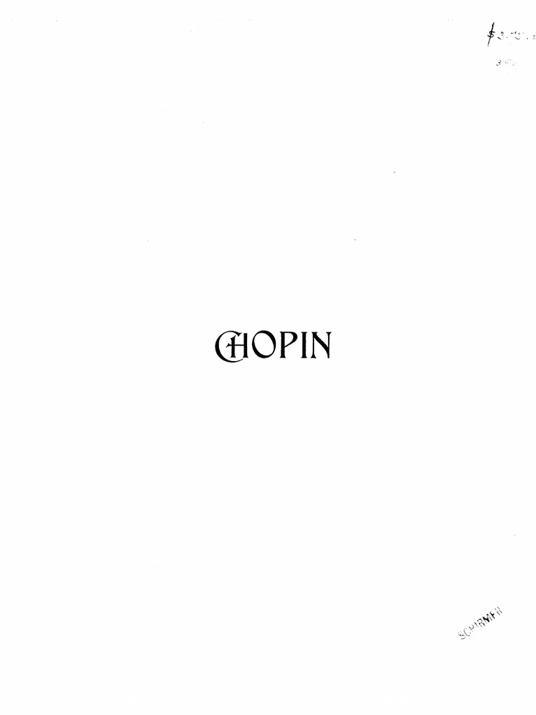Chopin (Opera Vocal Score) | PDF