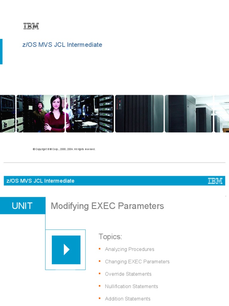 z/OS MVS JCL Intermediate | PDF | Subroutine | Parameter (Computer Programming)