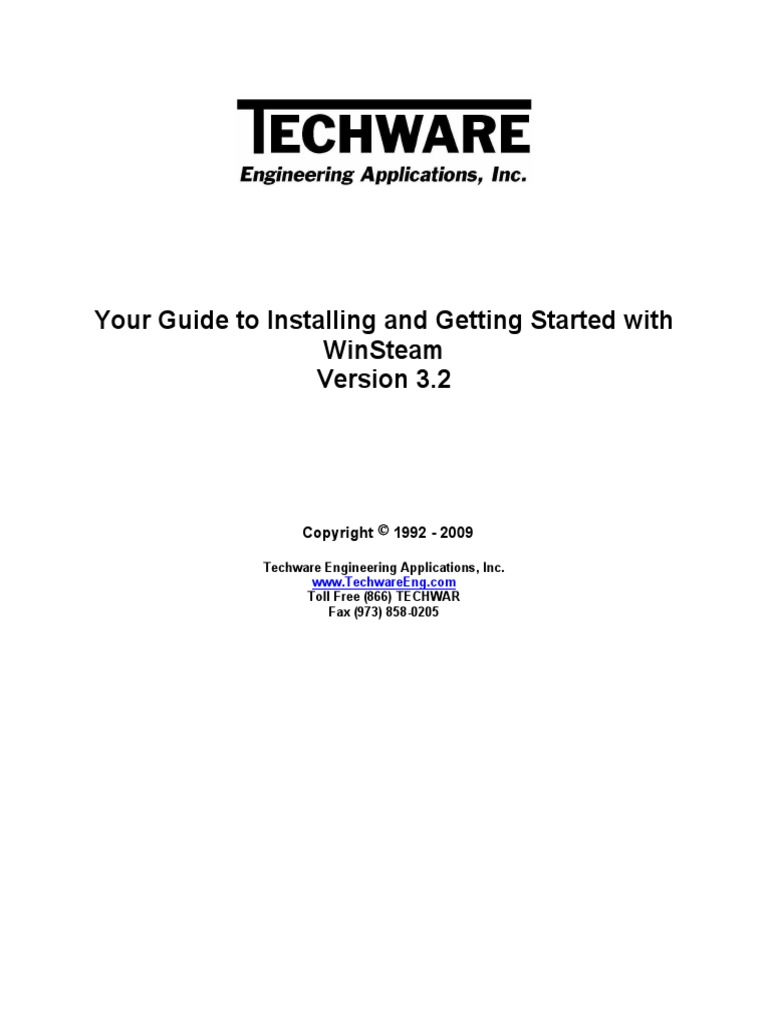 Your Guide To Installing and Getting Started With Winsteam | PDF ...
