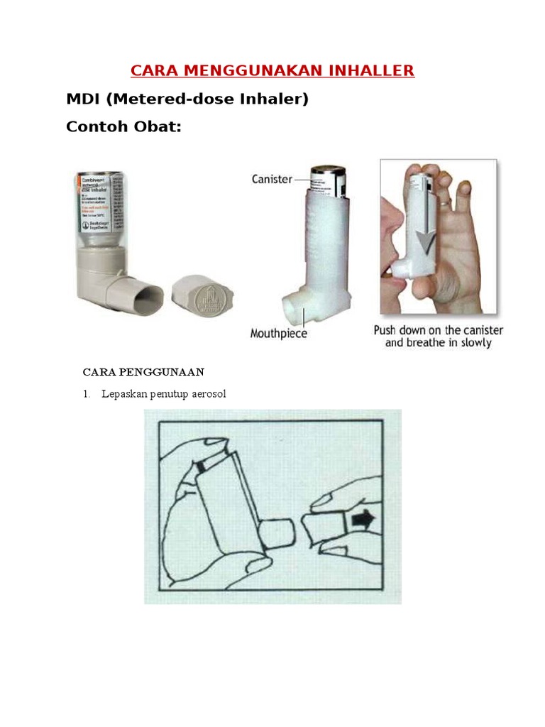 Cara Menggunakan Inhaller | PDF