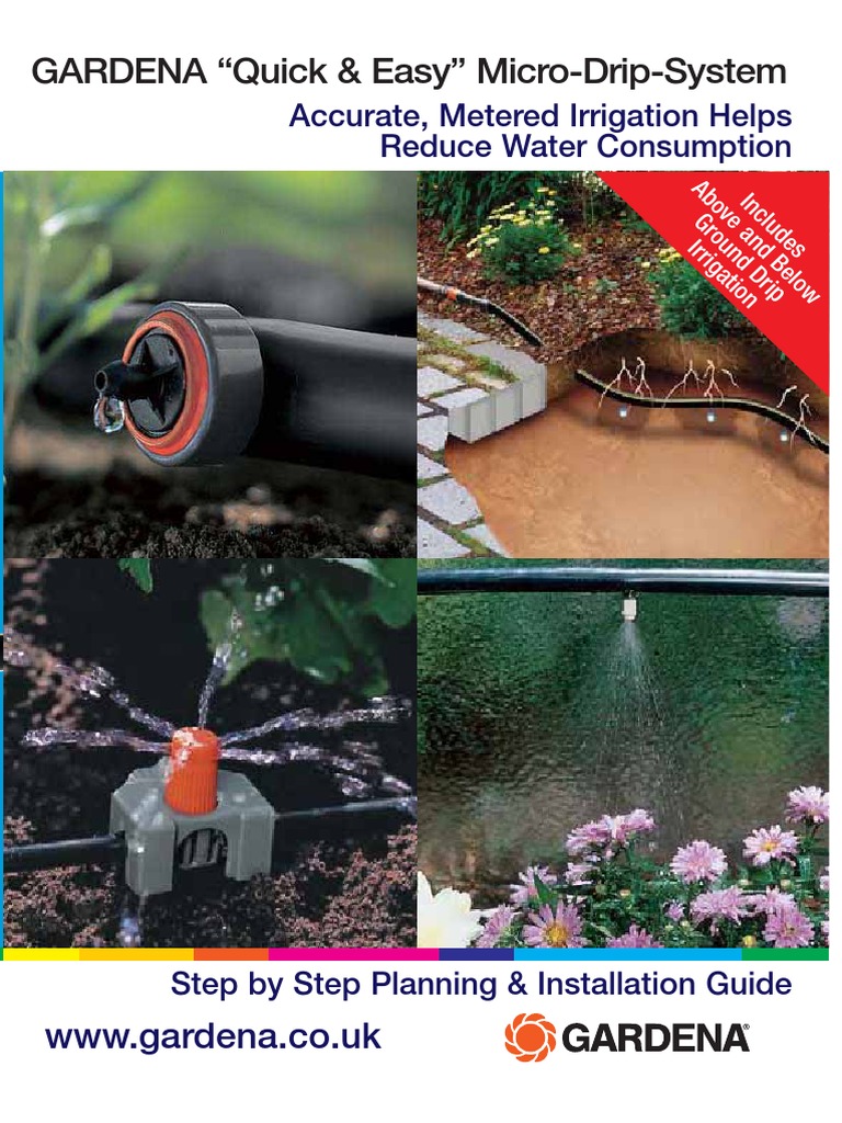 GARDENA “Quick & Easy” Micro-Drip-System: Accurate, Metered Irrigation Helps Reduce Water ...