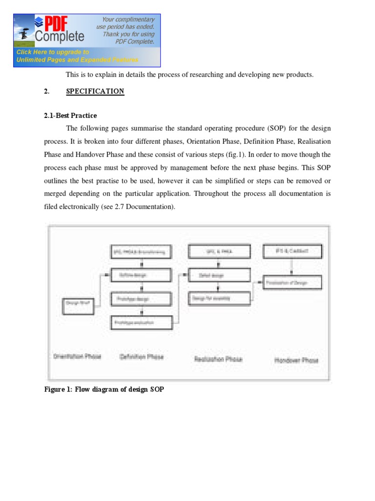SOP Design | Design | Prototype