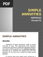 ANNUITIES Sample Problems | PDF | Present Value | Interest