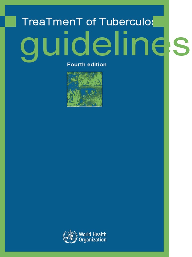 5 - Guidelines TB | PDF | Tuberculosis | Antimicrobial Resistance