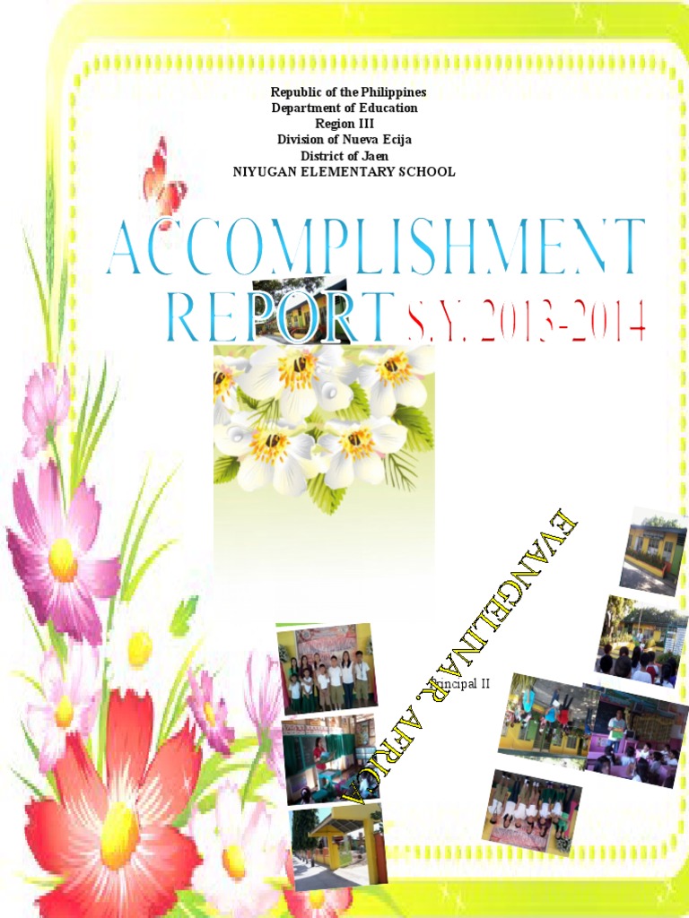 Calendar Accomplishment Report | PDF | Primary Education | Teachers