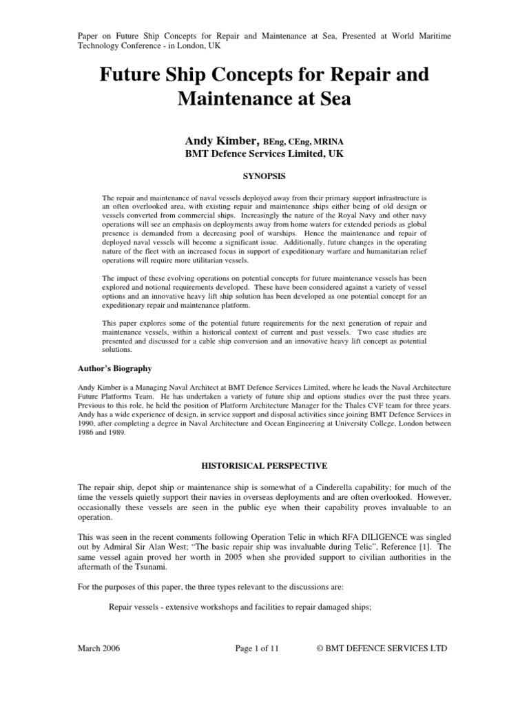 Ship Repair Concepts | PDF | Ships | Submarines