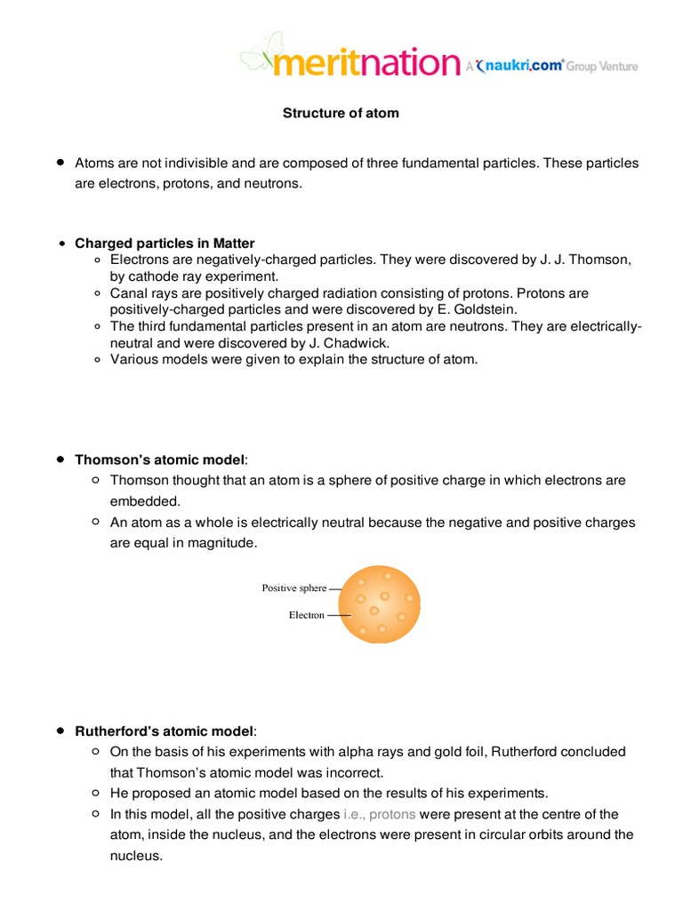 Structure of Atom Class-11. | Electron Configuration | Atomic Orbital