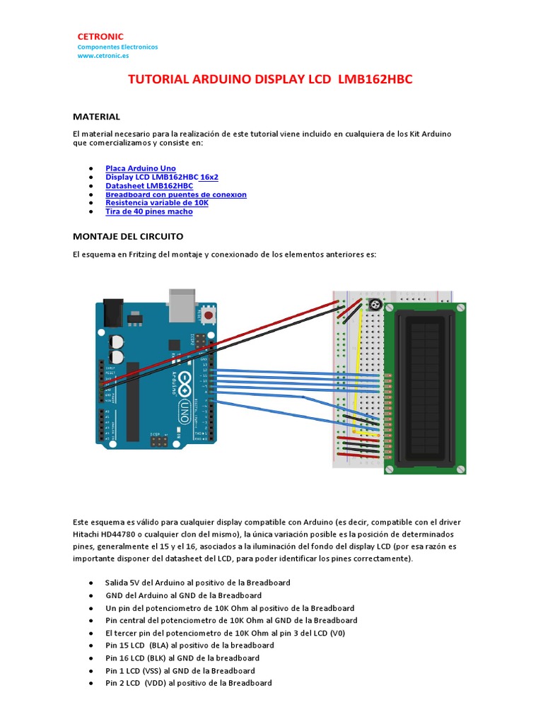 LCD Arduino | PDF