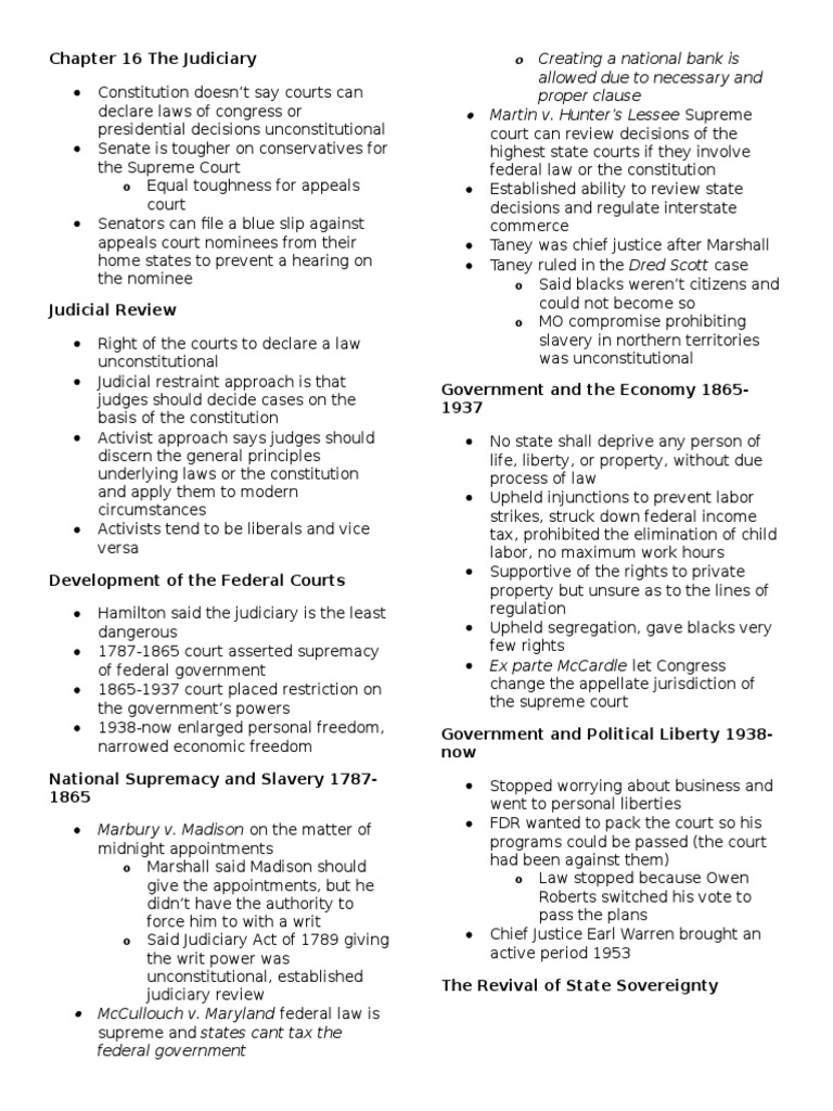 Overview of the U.S. Judiciary System | PDF | Federal Government Of The ...