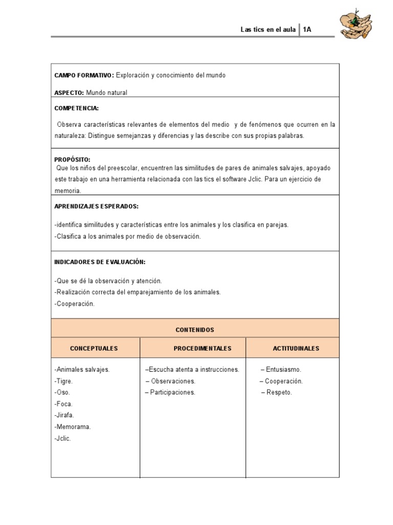 Planeacion de Tics | PDF | Jardín de infancia | Tecnología de información y comunicaciones