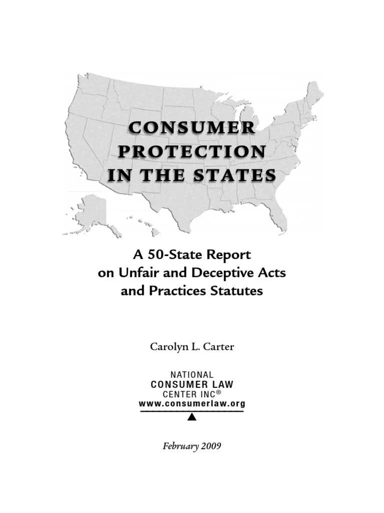 50 State Report On Unfair and Deceptive Acts and Practices | PDF ...