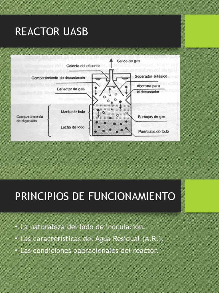 Funcionamiento y Ventajas del Reactor UASB | PDF | Tubería (transporte ...