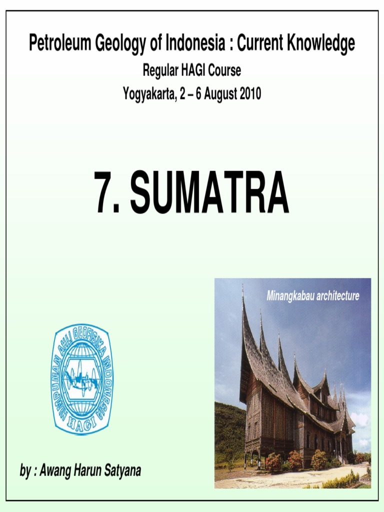 7 Sumatra Petroleum Geology PDF | PDF | Sedimentary Basin | Petroleum ...