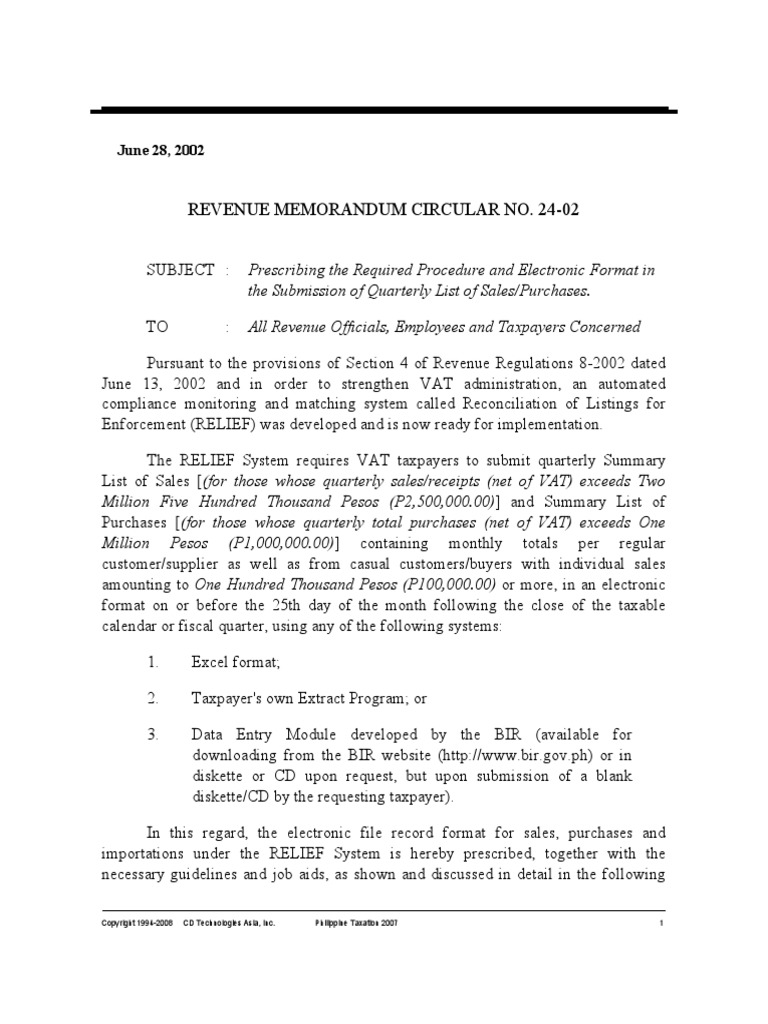 RMC 24-02 Format SLS-SLP | PDF | Comma Separated Values | Filename