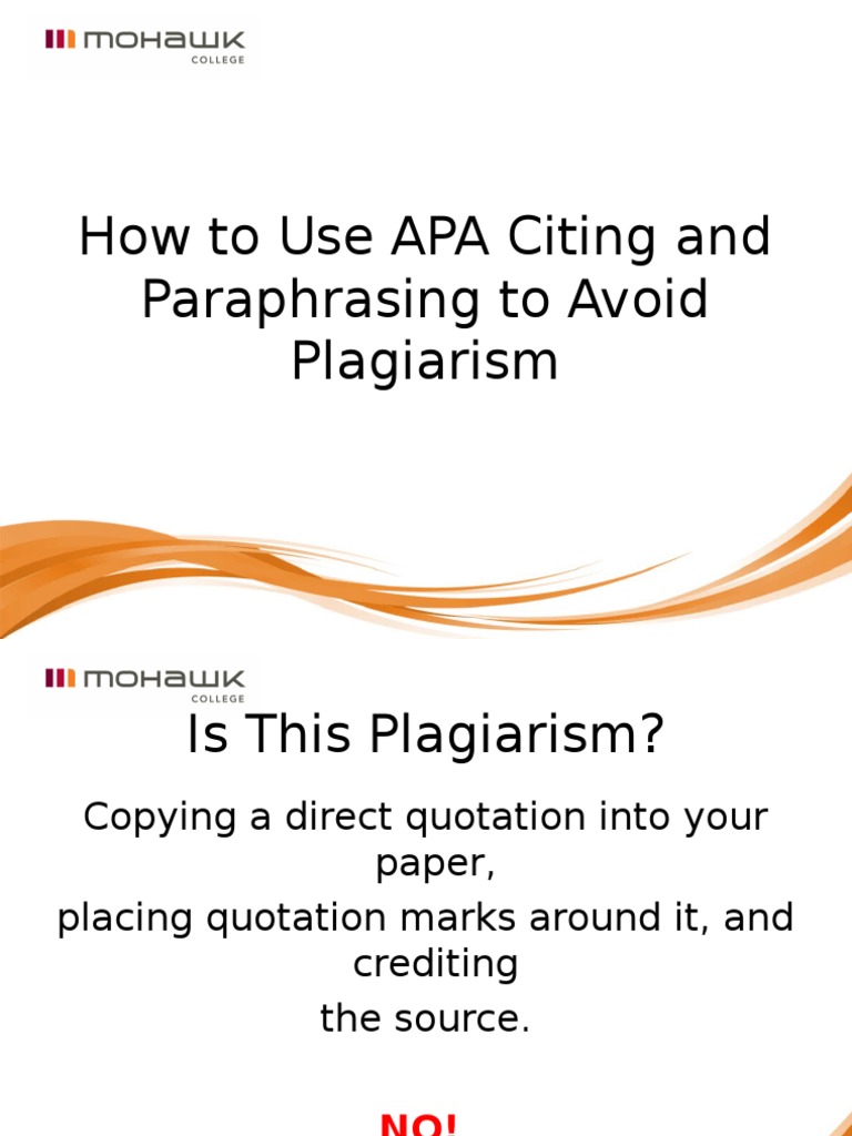 APA Citing and Paraphrasing May | PDF | Plagiarism | Citation
