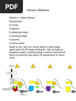 Shuttle Run Agility Test Procedure | PDF