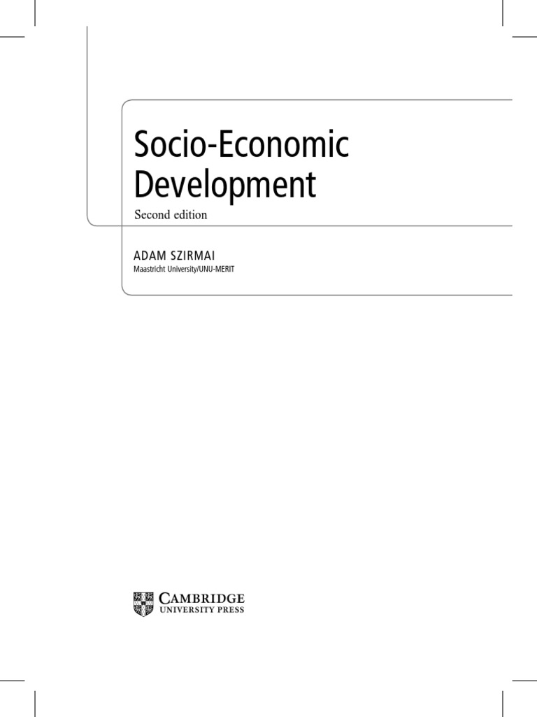 Socio-Economic Development | Development Economics | Economic Development