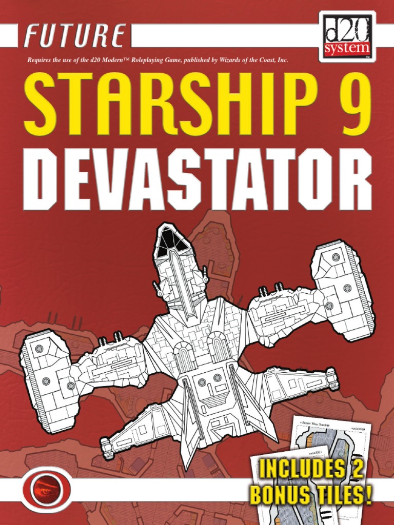D20 - Modern - Future - Starship 09 - Devastator | Download Free PDF ...