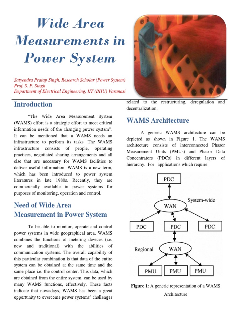 Wide Area Measurement in Power Systems | PDF | Electrical Engineering ...
