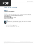 SAP Printing Setup & Troubleshooting Guide | PDF | Computer Network | Printer (Computing)