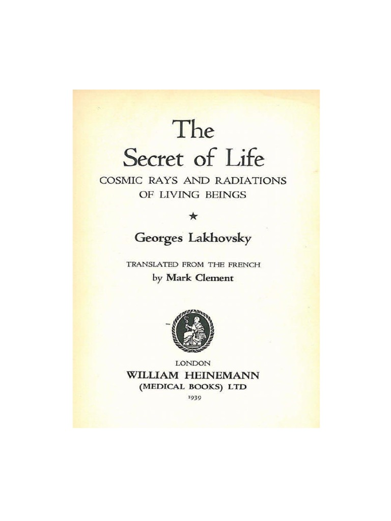 Georges Lakhovsky | PDF
