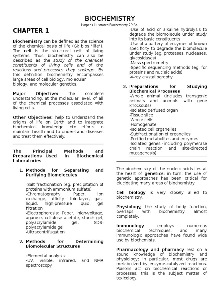 Chapters 1 and 2 (Harpers Biochemistry) | PDF | Acid Dissociation ...