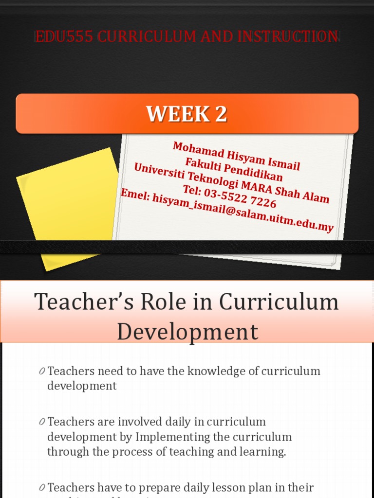 Week 2 | PDF | Curriculum | Lesson Plan