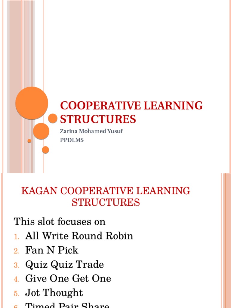 6 Cooperative Learning Structures | PDF