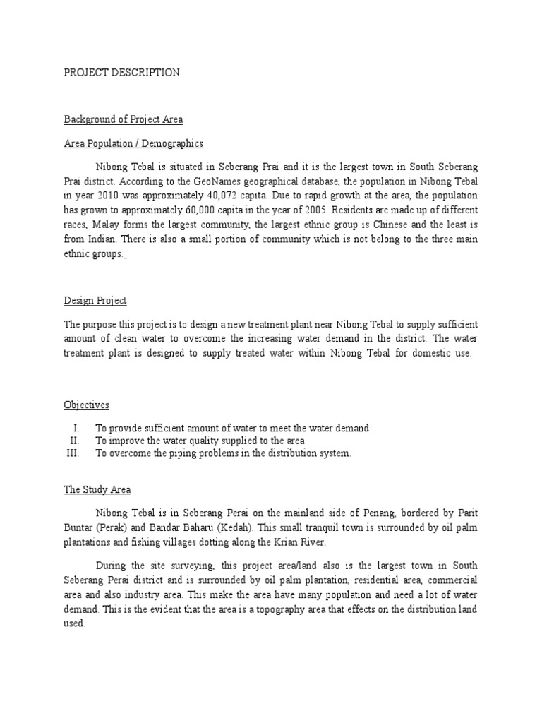 Design of a New Water Treatment Plant in Nibong Tebal, Penang to Meet ...